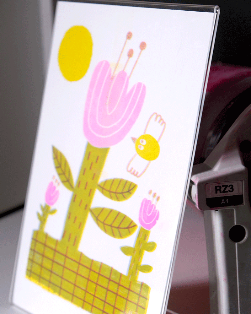 Lámina risográfica «Primavera» – M30Studio